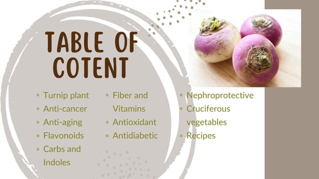 Health Benefits of Turnips - Turning up the Nutritional Value! | PPT