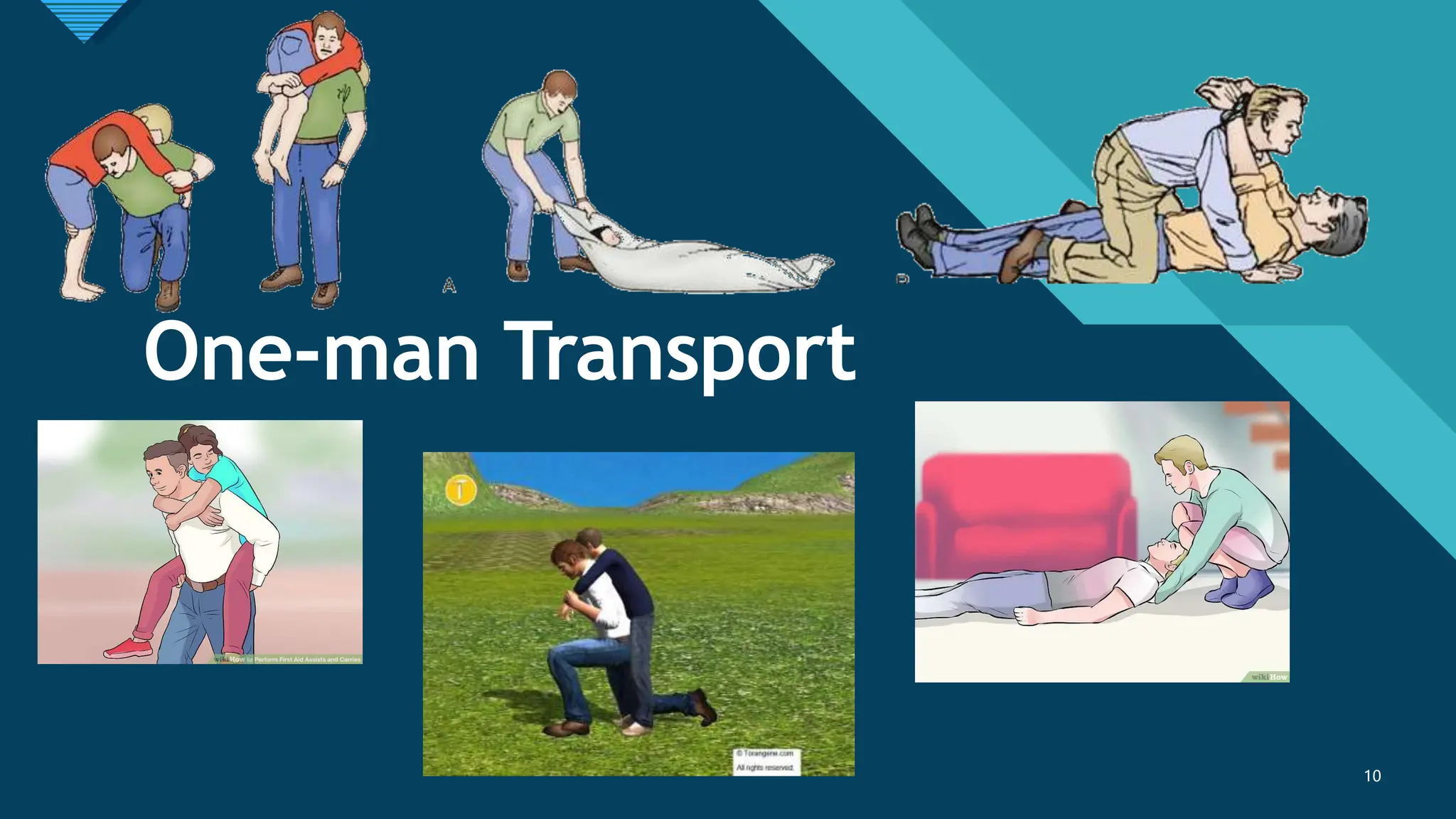 HEALTH - CARRYING AND TRANSPORTING AN INJURED PERSON.pptx