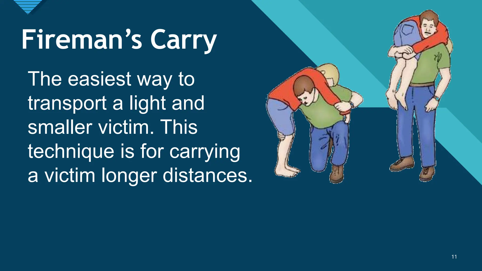 HEALTH - CARRYING AND TRANSPORTING AN INJURED PERSON.pptx