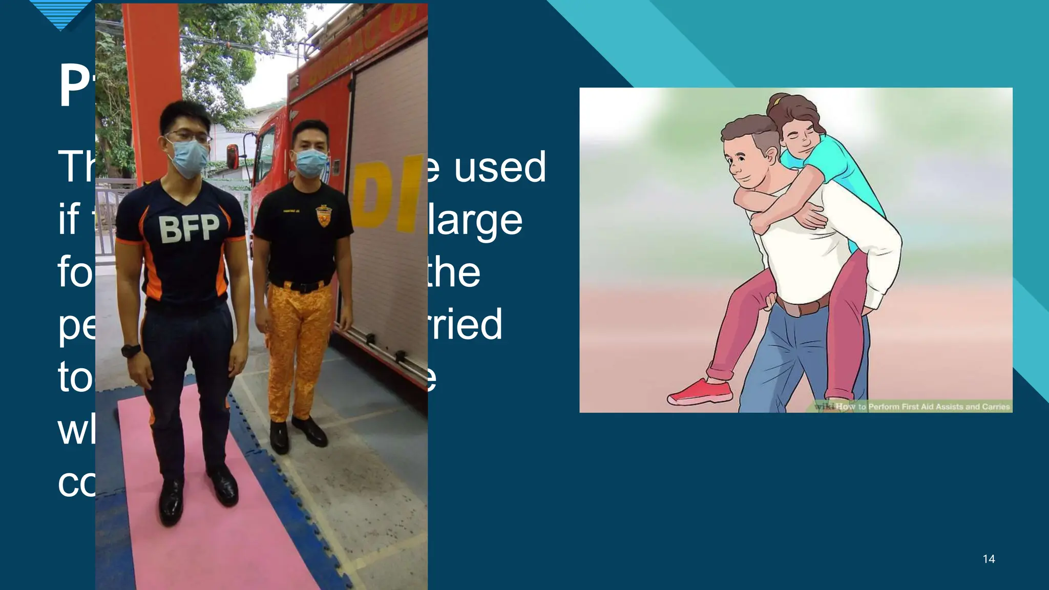 HEALTH - CARRYING AND TRANSPORTING AN INJURED PERSON.pptx