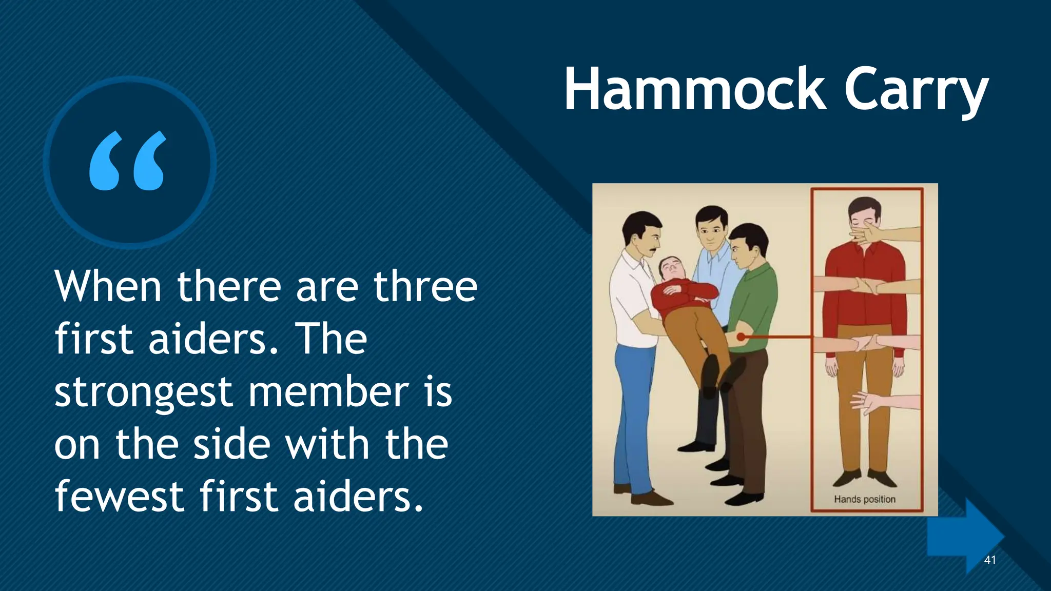 HEALTH - CARRYING AND TRANSPORTING AN INJURED PERSON.pptx