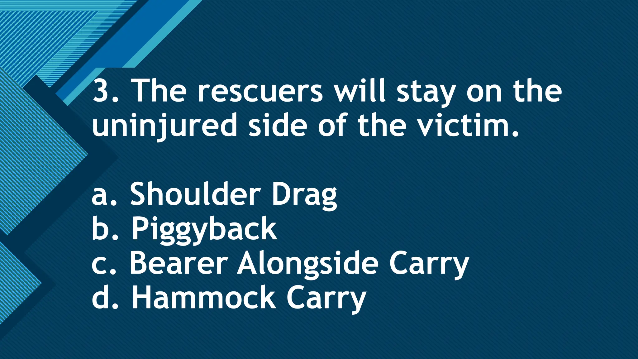 HEALTH - CARRYING AND TRANSPORTING AN INJURED PERSON.pptx