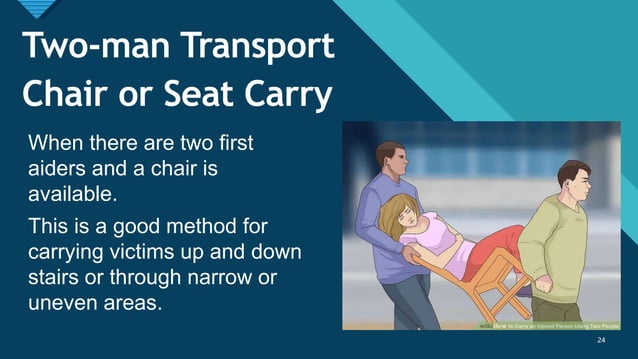 HEALTH - CARRYING AND TRANSPORTING AN INJURED PERSON.pptx