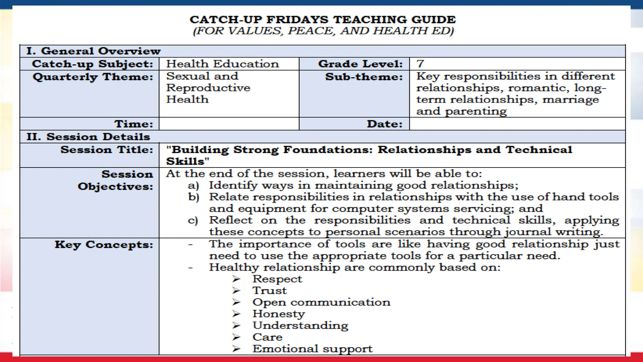 HEALTH-CATCH-UP-Final.pptx to maintain the education | PPT