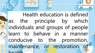 Health-Education PowerPoint presentation | PPT