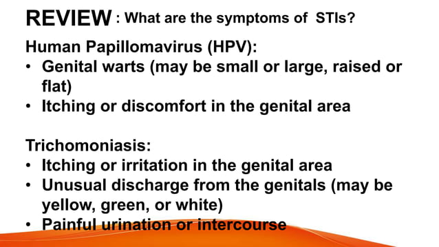 STI and HIV CAUSES and TREATMENTS HEALTH CATCH UP FRIDAY | PPT