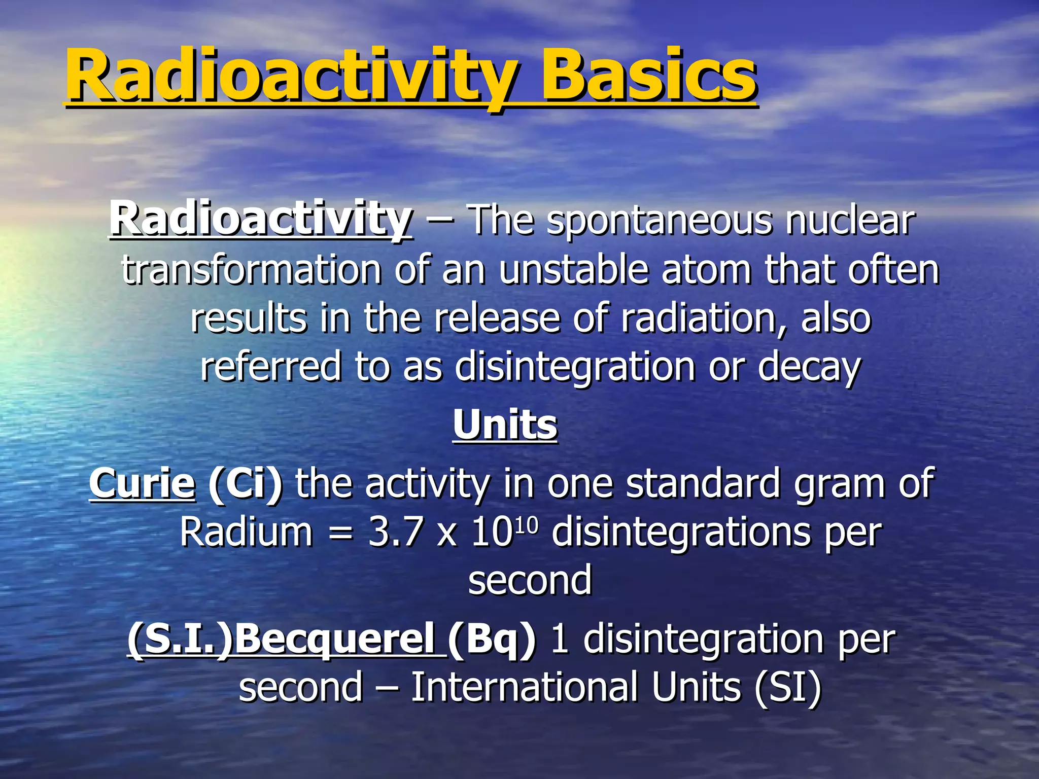 Health Effects Of Radiation Exposure | PPT