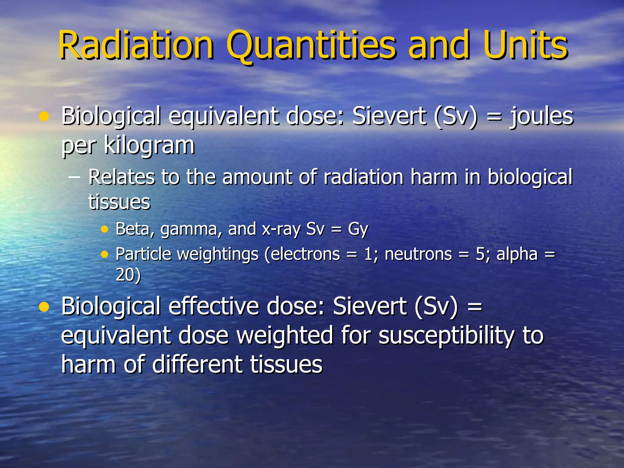 Health Effects Of Radiation Exposure | PPT