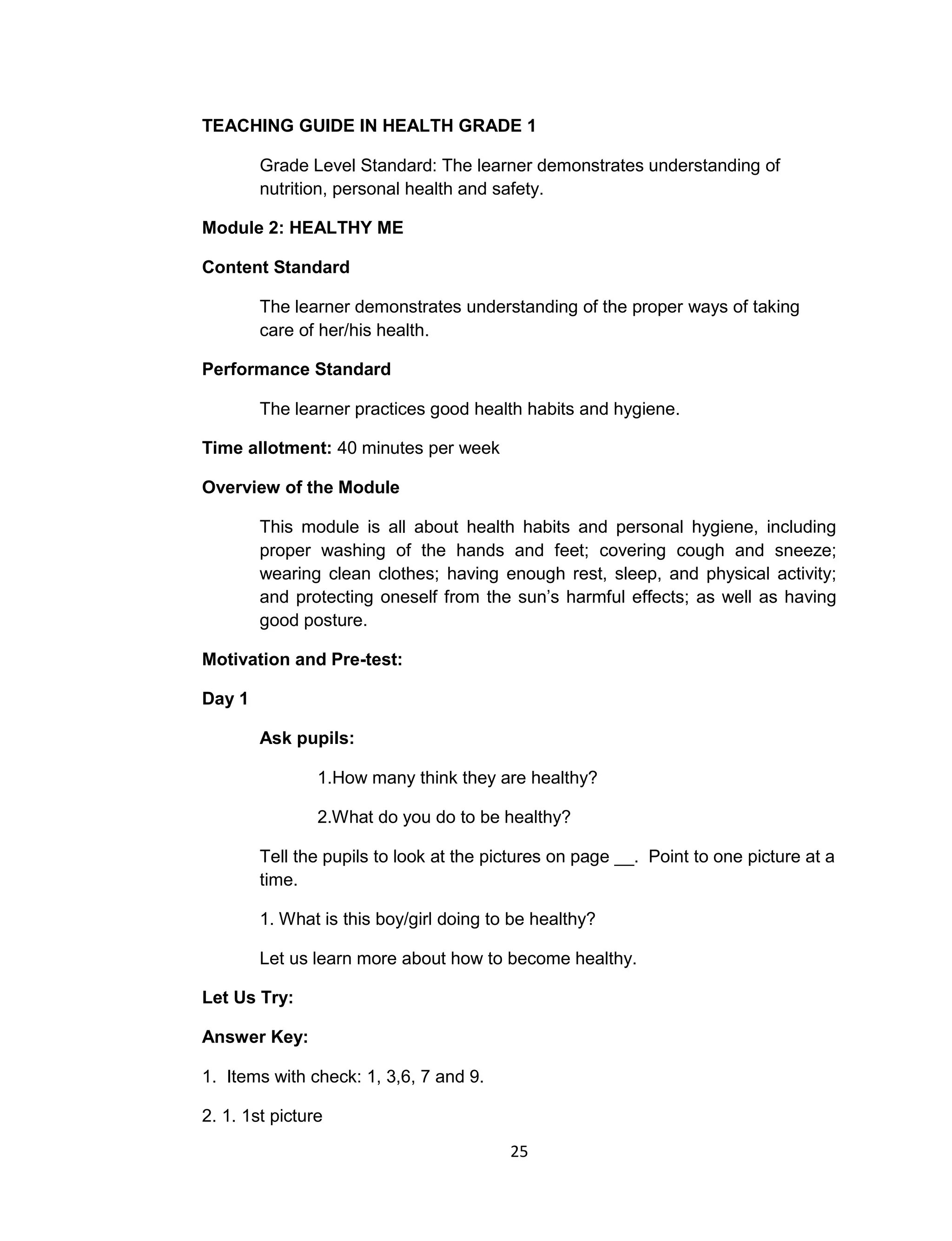 Health gr-1-teachers-guide-q12 | PDF