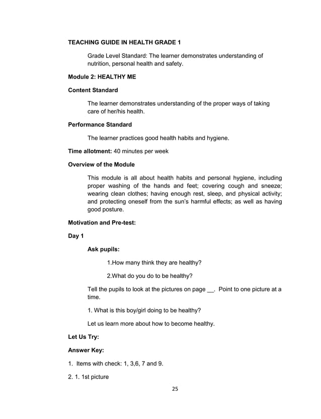 Health gr-1-teachers-guide-q12 | PDF