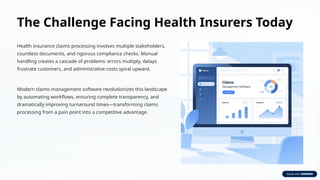 Health Insurance Claims Management Software: Redefining Efficiency and ...