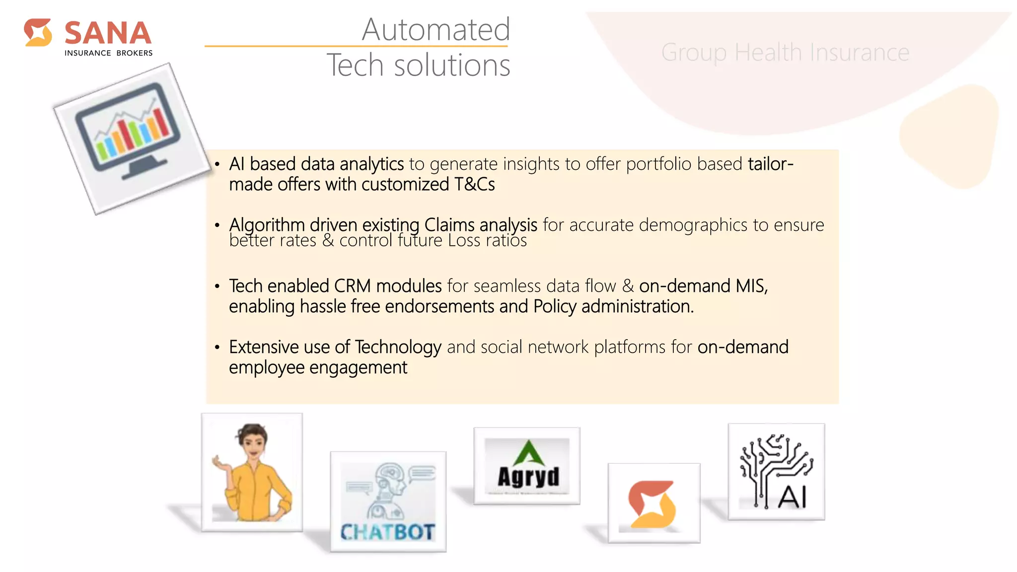 Affordable Health Insurance Plans | SANA | PPT