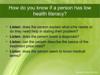 Health Literacy | PPT