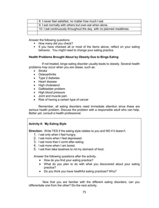 grade 7 health module | PDF