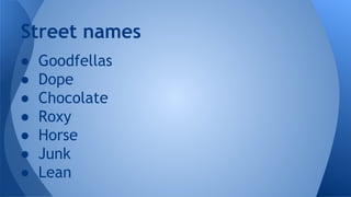 Health narcotics | PPT