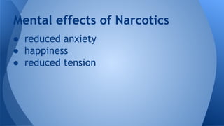 Health narcotics | PPT