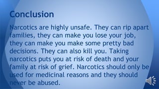 Narcotics | PPTX