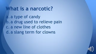 Narcotics | PPTX