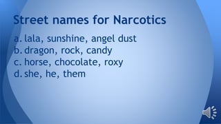 Narcotics | PPTX
