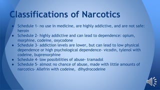 Narcotics | PPTX