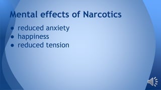 Narcotics | PPTX