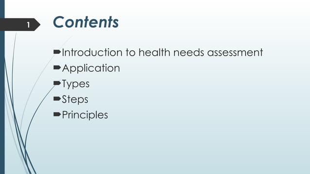 Health-Need-Assessment in community diagnosis process | PPT