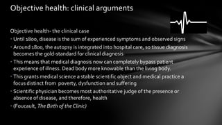 Health: objective, subjective, or other? | PPT