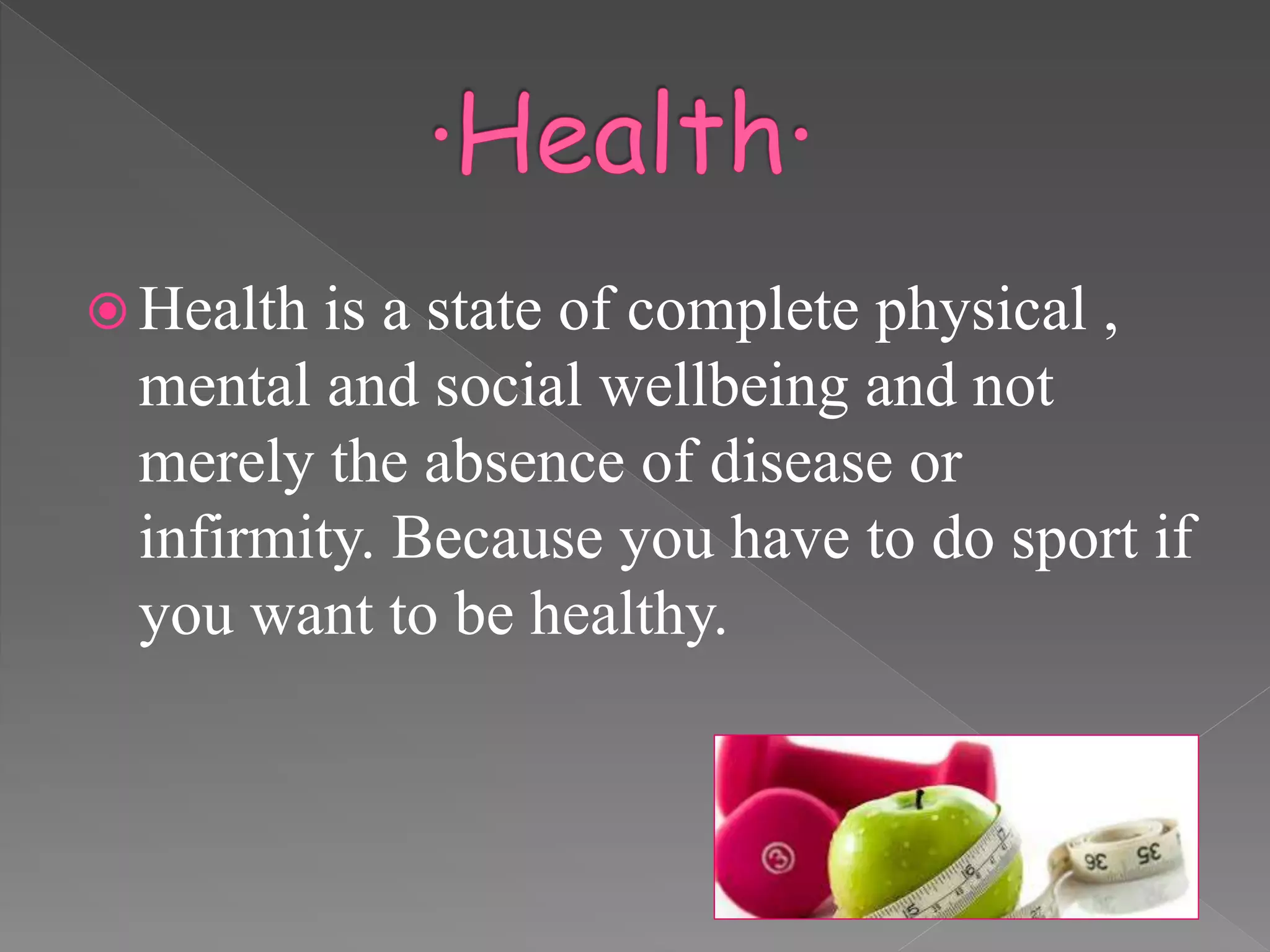 Health & physical activity | PPTX