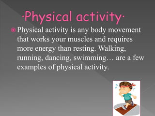 Health & physical activity | PPTX