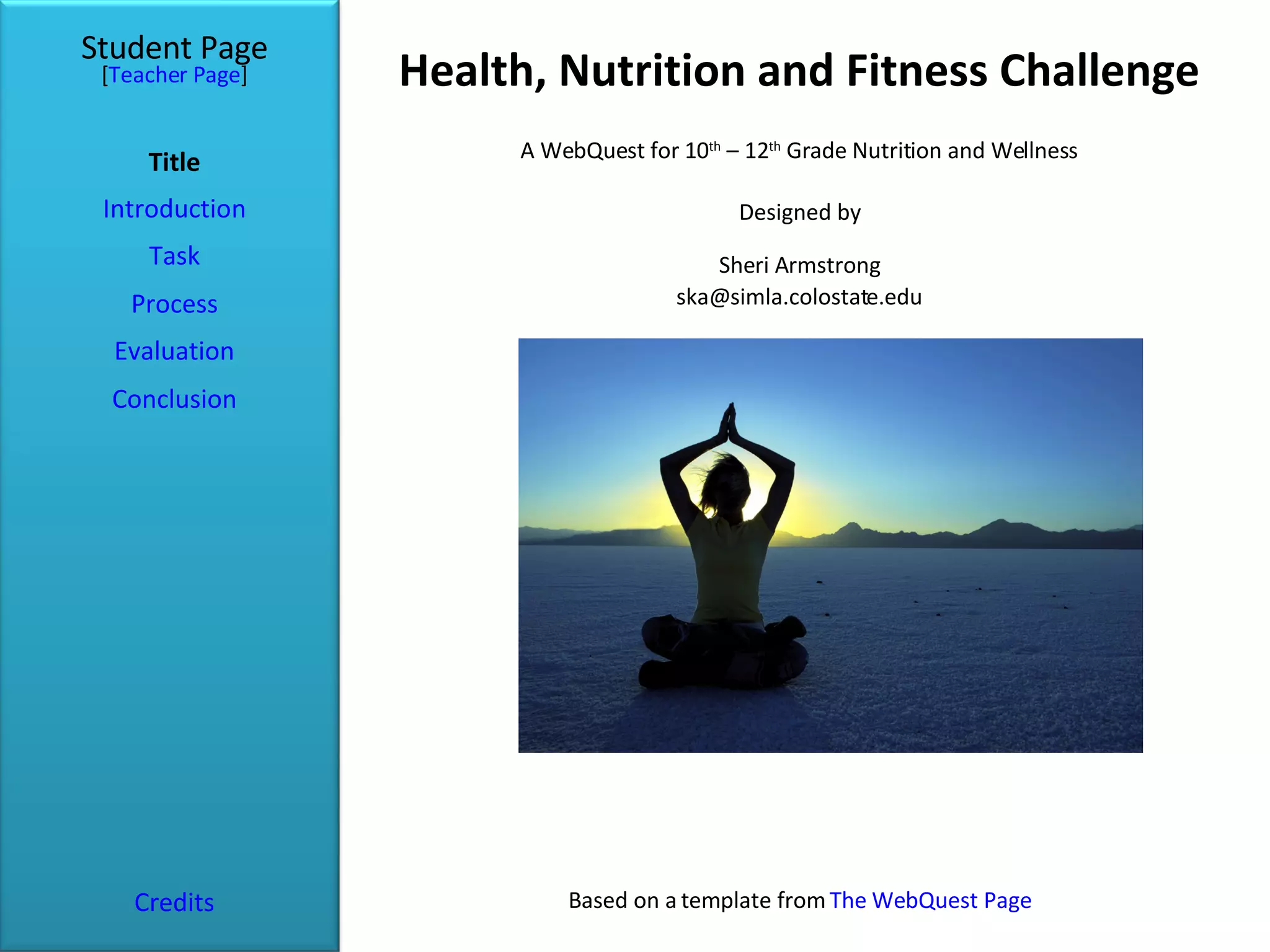Health Powerpoint Webquest | PPT