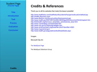 Health Powerpoint Webquest | PPT
