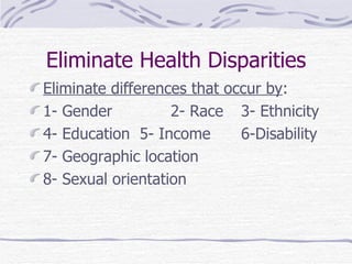 Health Promotion | PPT