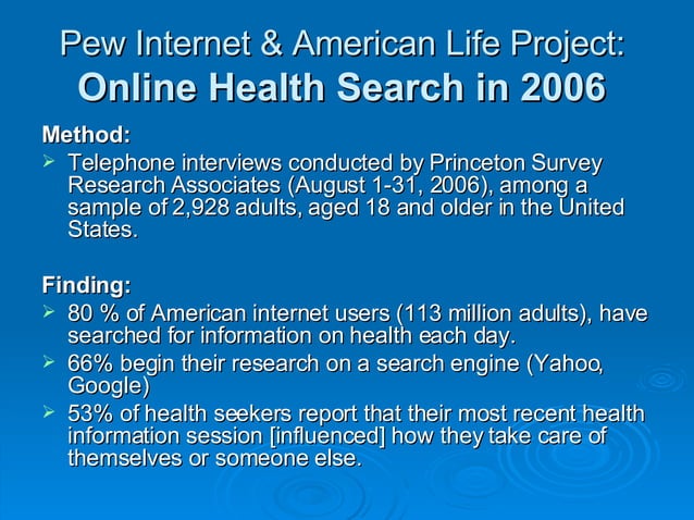 Health Related CMC Backgrounds | PPT