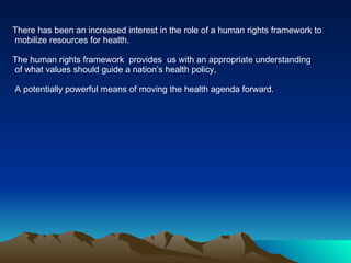 Health Rights- Discovery and evolution | PPT
