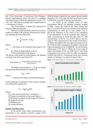 Health Risk Assessment of Radon-222 Concentration in Some Imported ...