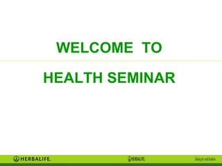 Health seminar-final | PPT