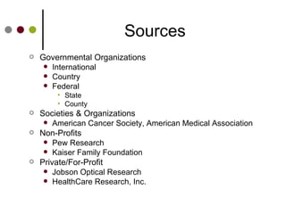 Health Statistics | PPT