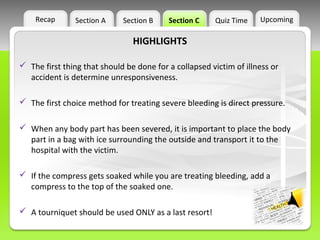 Health U05 First Aid & CPR | PPT