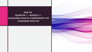 Health Class- Demo- for- Grade- 10. pptx | PPTX