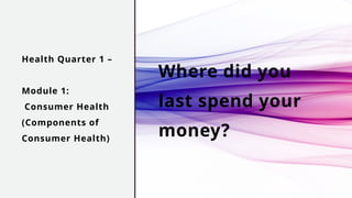 Health Class- Demo- for- Grade- 10. pptx | PPTX