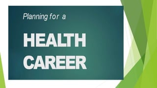 HEALTH 10_STEPS IN MAKING A CAREER PLAN. | PPT