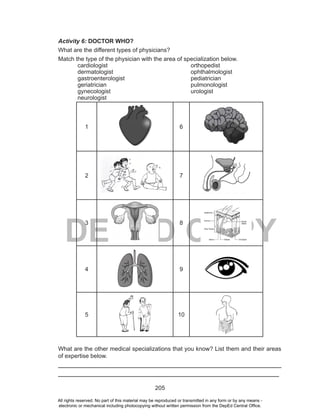 Health 10 learning material | PDF