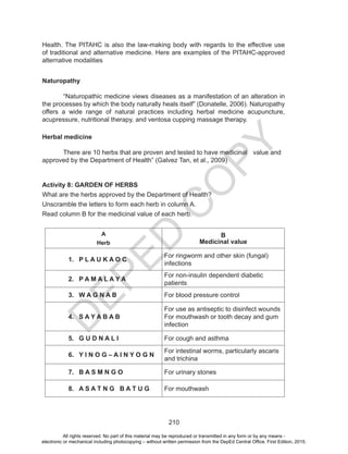 Grade 10 Health Unit 1 | PDF