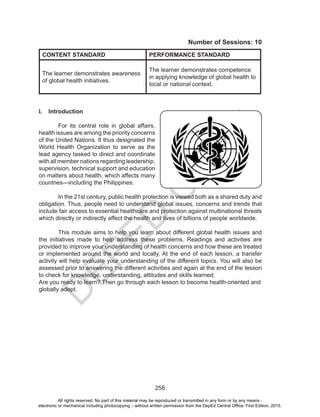 Health grade 10 | PDF