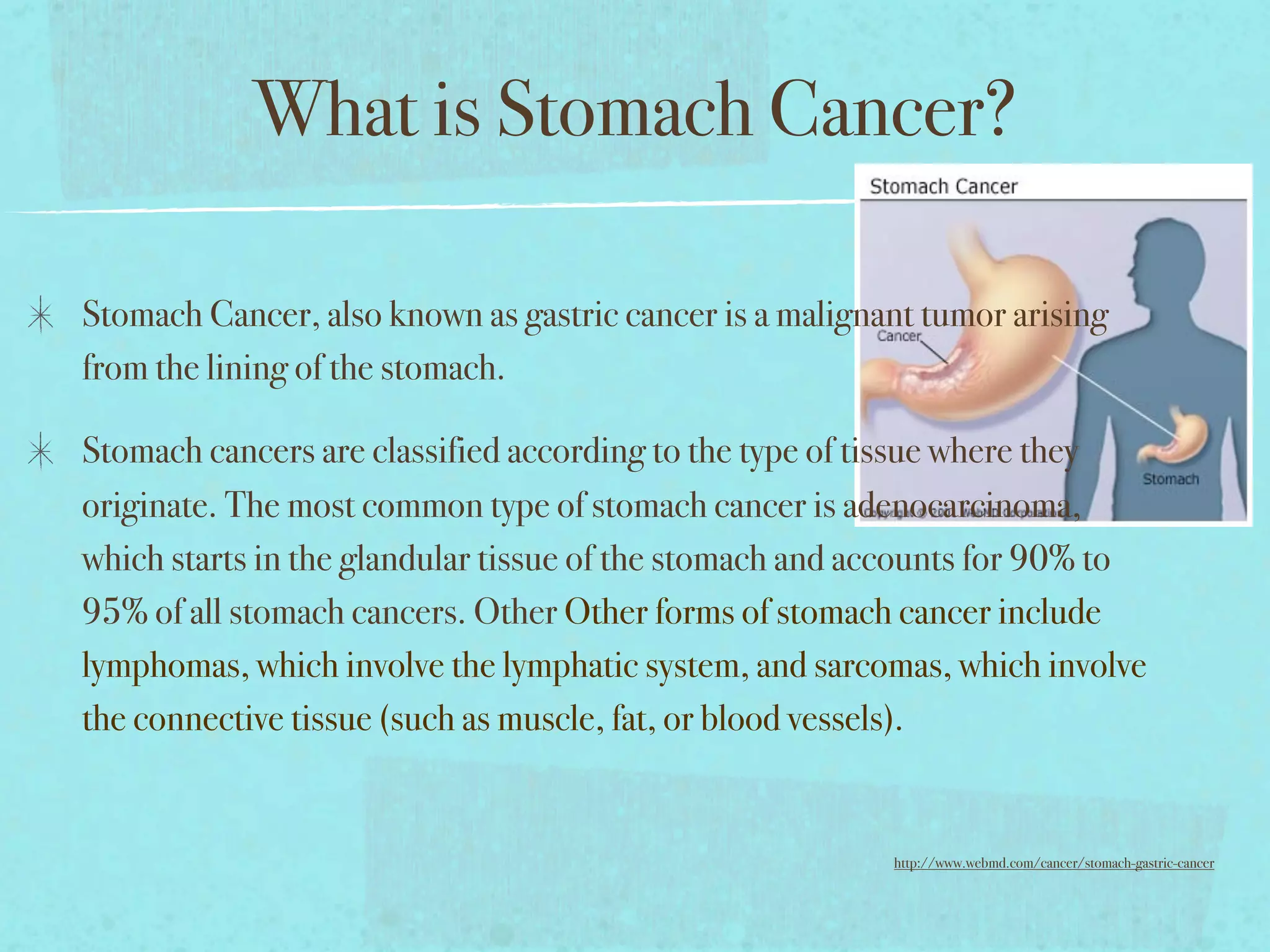 Health 10 Ppt[1]. Stomach Cancer | KEY
