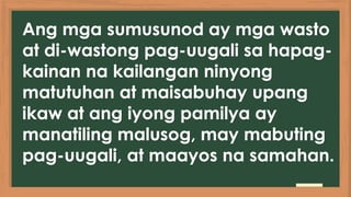 Aralin 1-Talakayan | PPT