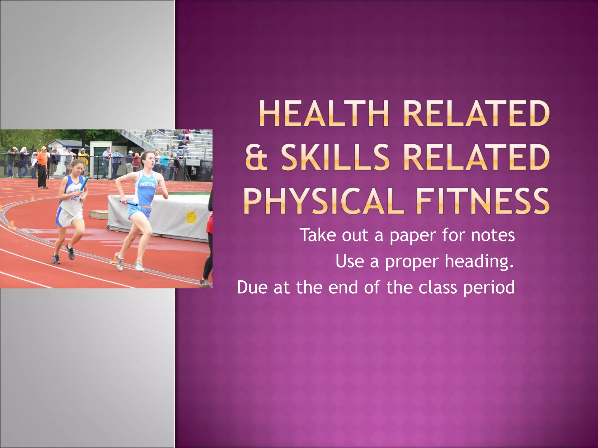 Health Related & Skills Related | PPT