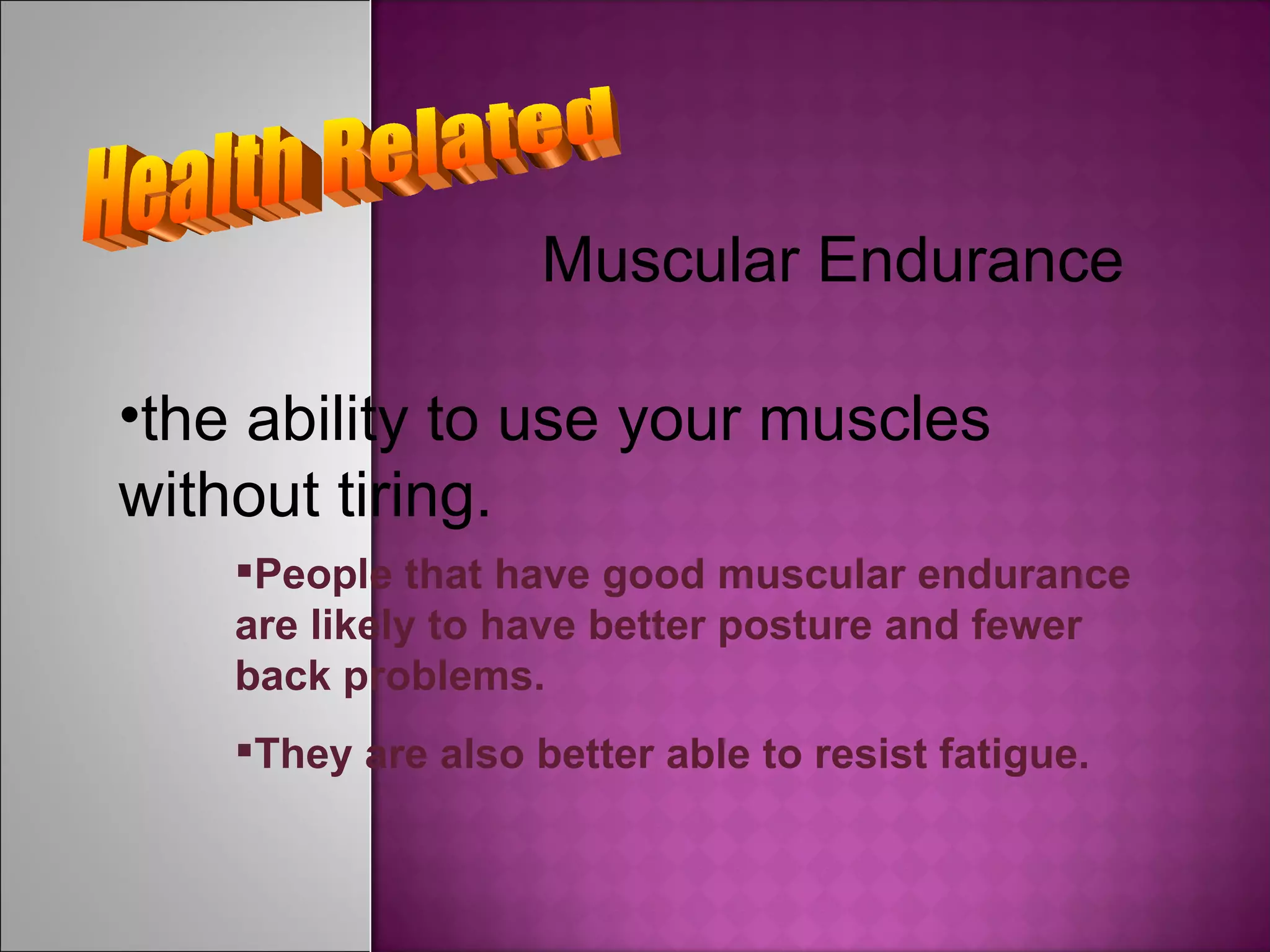 Health Related & Skills Related | PPT