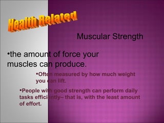 Health Related & Skills Related | PPT