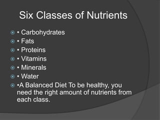 Health education about nutrition | PPT